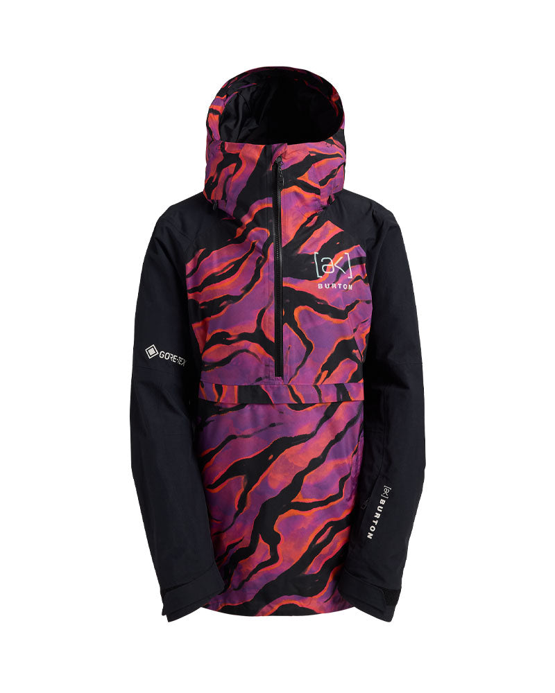 Burton Women's [ak] Kimmy Gore-Tex 2L Anorak Slash Multi/True Black 20 ...