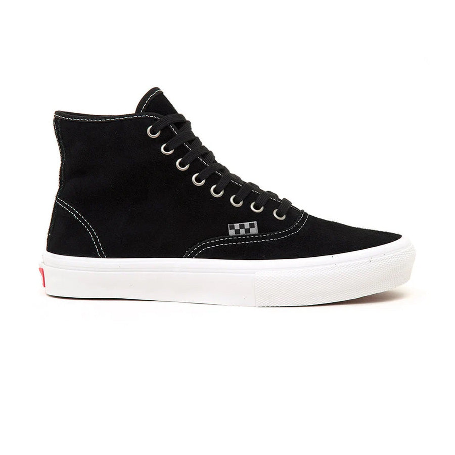 Vans Skate Authentic High Shoe Black Suede – The Source Snowboard & Skate