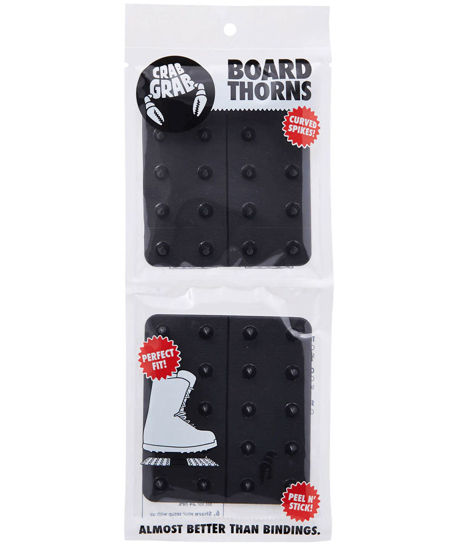 Crab Grab Board Thorns Stomp Pad Black 2024 – The Source Snowboard & Skate
