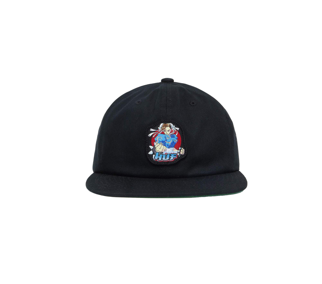 HUF x Street Fighter Chun-Li Snapback Hat - Black – The Source ...