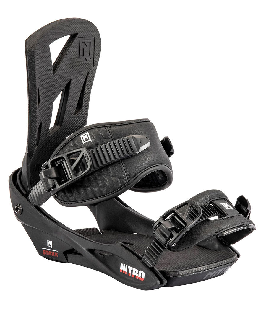 Nitro Men's Staxx Binding - Black 2023 – The Source Snowboard & Skate